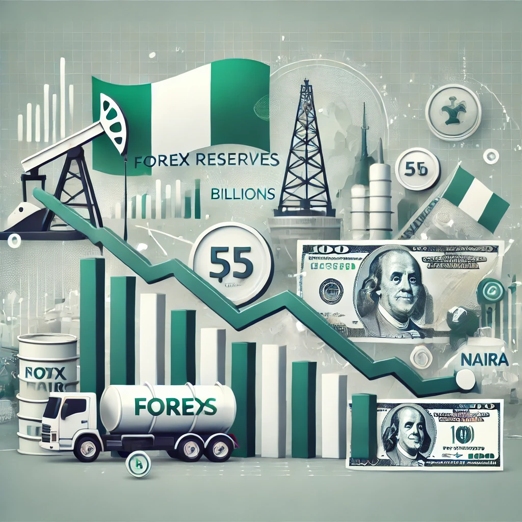 Nigeria's Forex Reserves Hit Six-Year Low Amid Naira Weakness